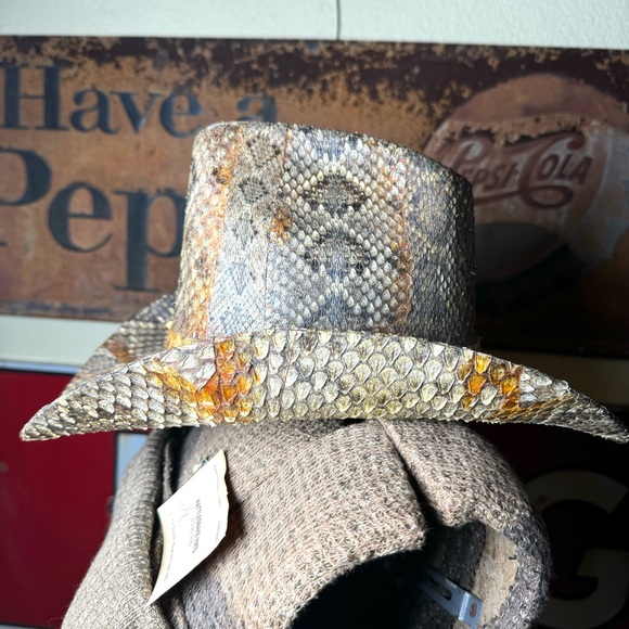 Accessories | Rare Vintage Rattlesnake Hat 7 18 | Poshmark